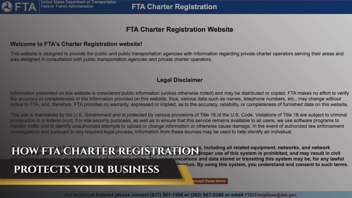 How FTA Charter Registration Protects Your Business | PAX Training